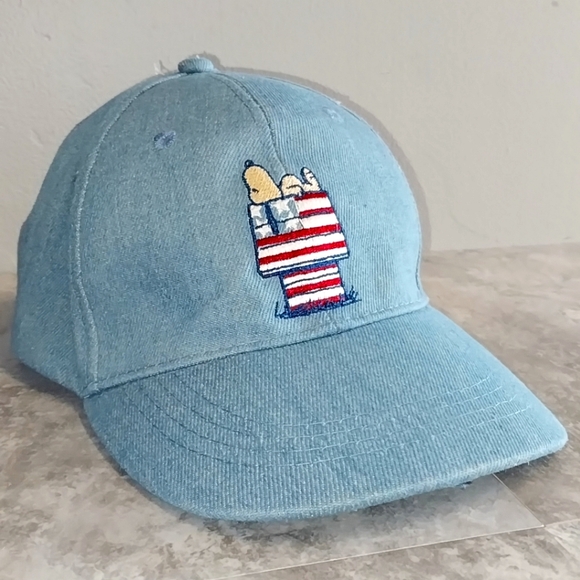 Peanuts | Accessories | Peanuts Denim Hat American Snoopy Cap Nwot ...